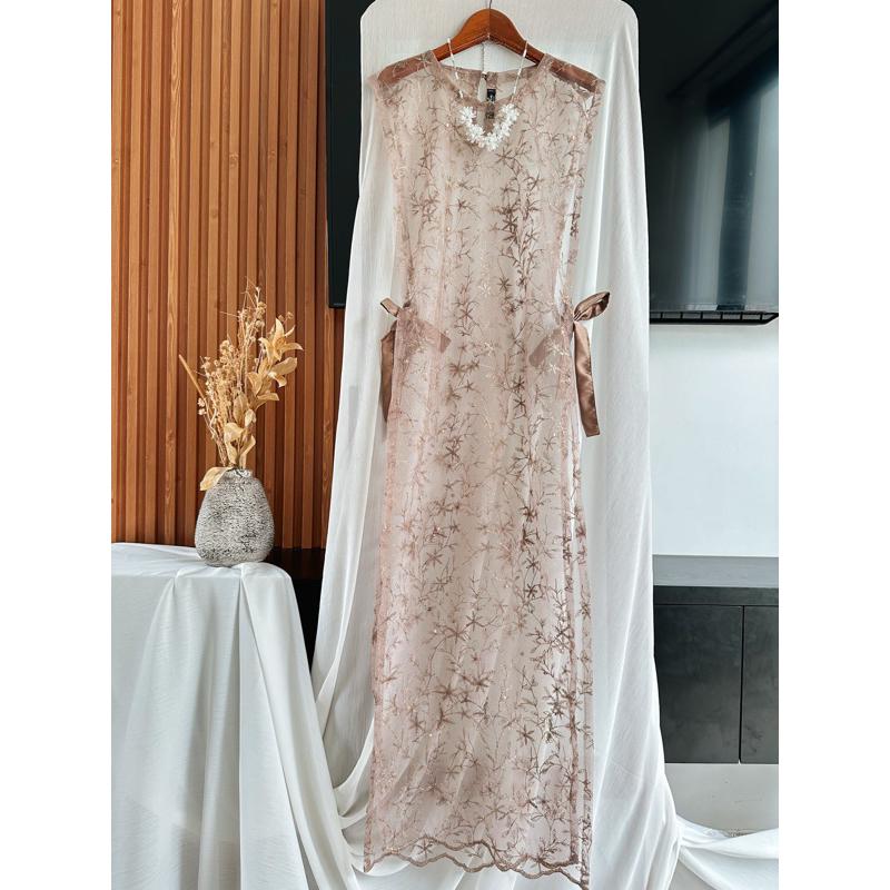 Outer Long Vest by Calisha Outer Brukat / Outer Brocade Women / Outer ...