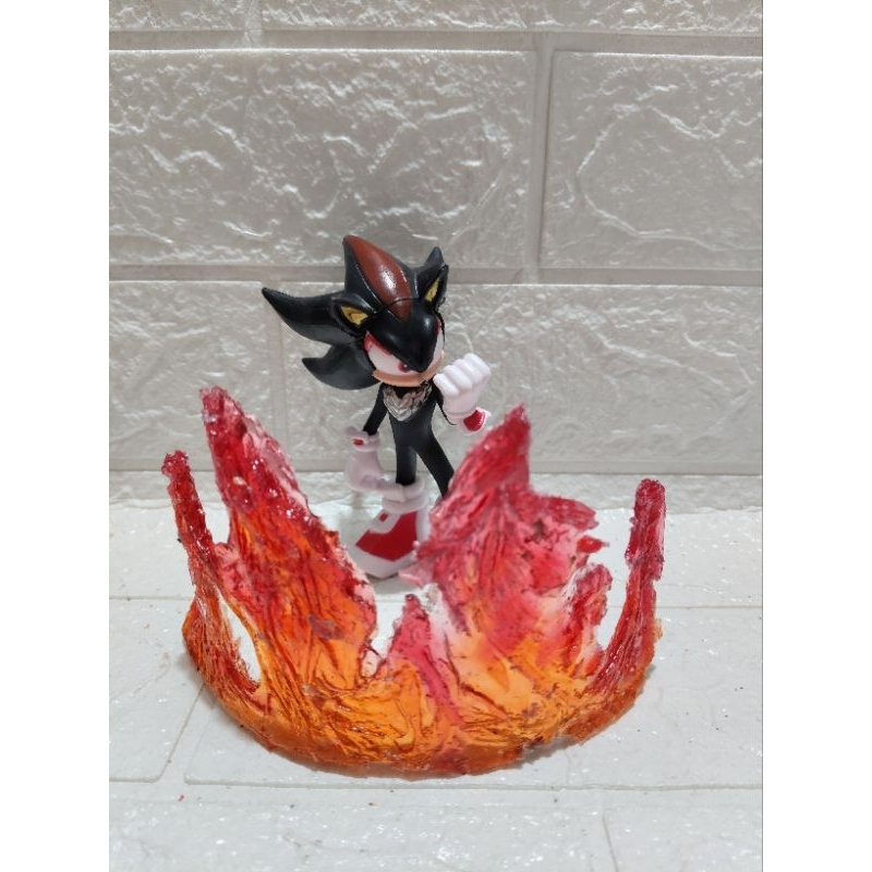 Figure super sonic the hedgehog figure shadow sonic the hedgehog fire ...