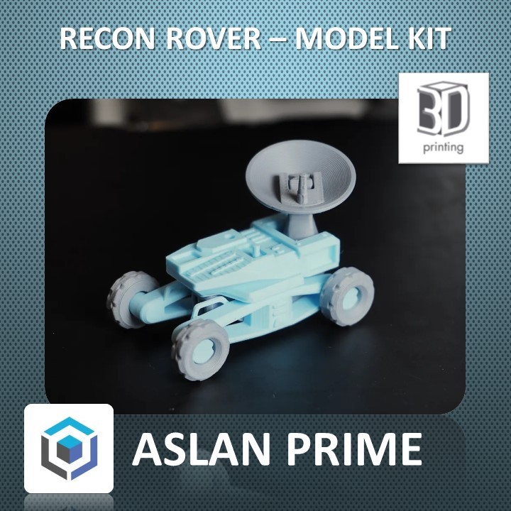 Recon ROVER MODEL KIT POSEABLE JOINT ACTION FIGURE 3D Print Robot Toys ...