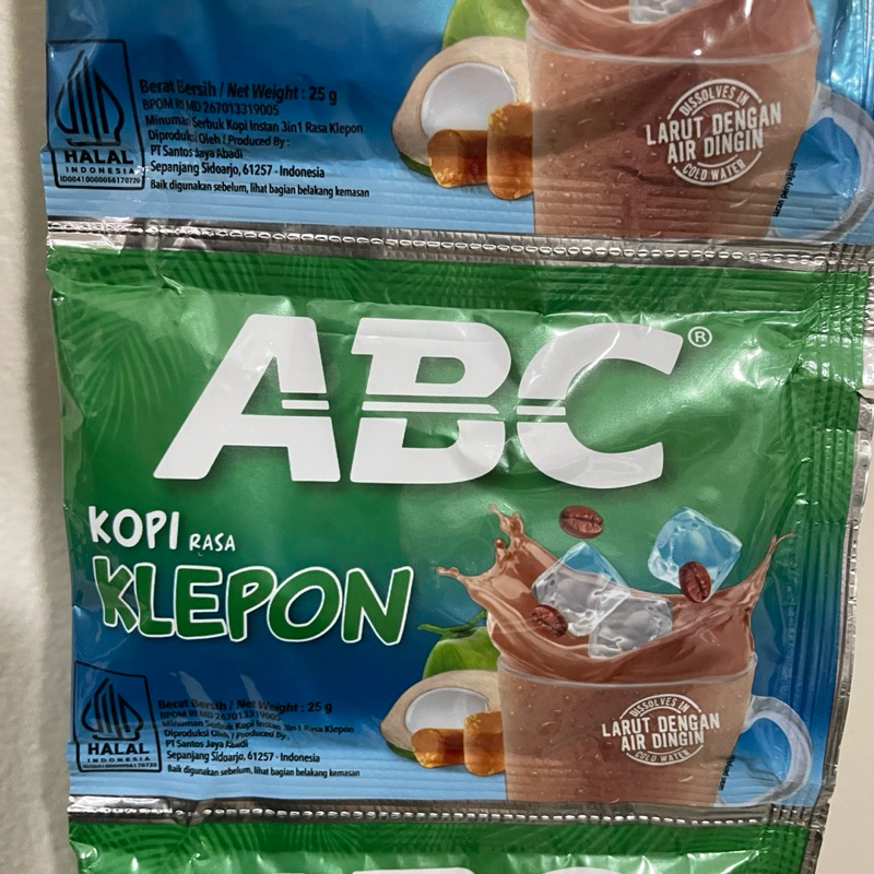 ABC Kopi klepon flavor sachet 25gr | Shopee Singapore
