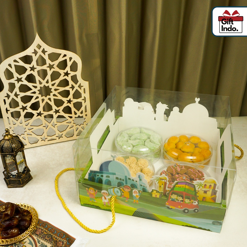 Eid Hampers Cake Box Eid Al-Fitr Dry Cake Box 28 x 28 cm Eid Al-Fitr ...