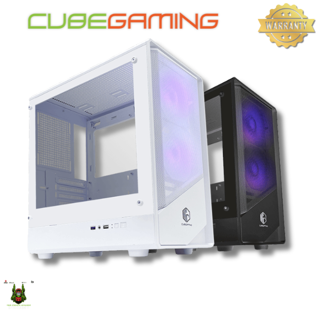 Pc NAST GAMING CUBE CASING | M-atx/itx GAMING CASE MESH TEMPERED GLASS | Shopee Singapore