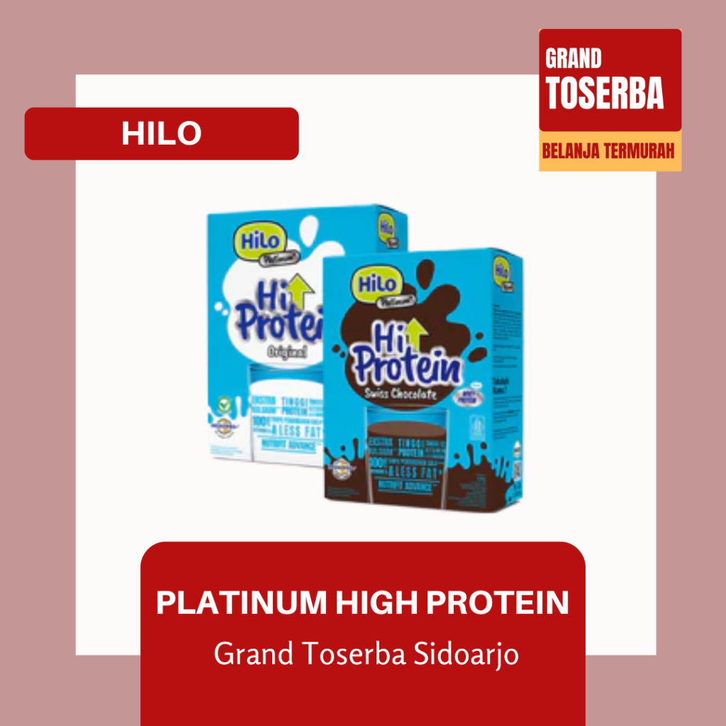 Hilo PLATINUM HIGH AND CALCIUM PROTEIN MILK / ORIGINAL 360g / SWISS ...