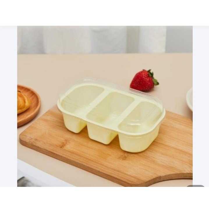 Korean Dessert Mika TRIO 5pcs 3 compartments Mika Cake Sponge Mini ...