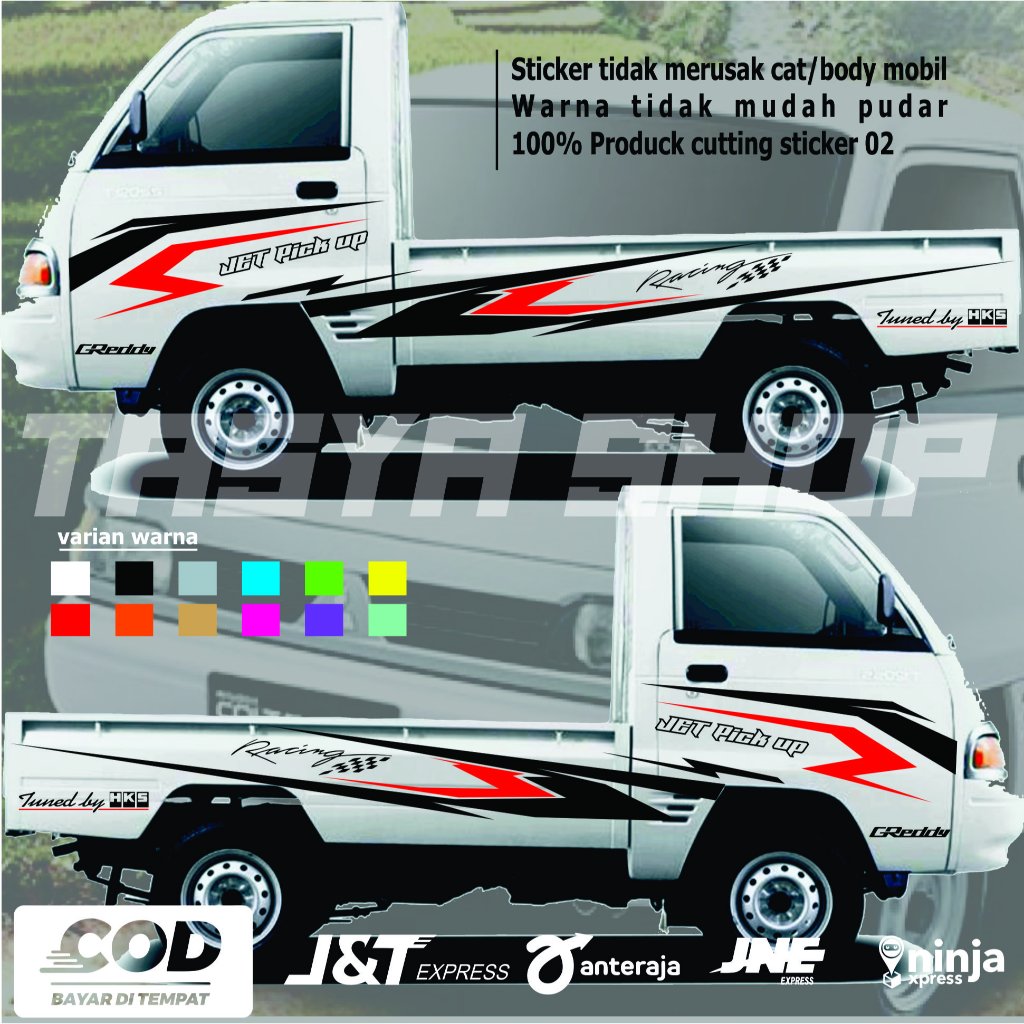Carry tss 120 pick up car stickers, jet pick up cutting stickers ...