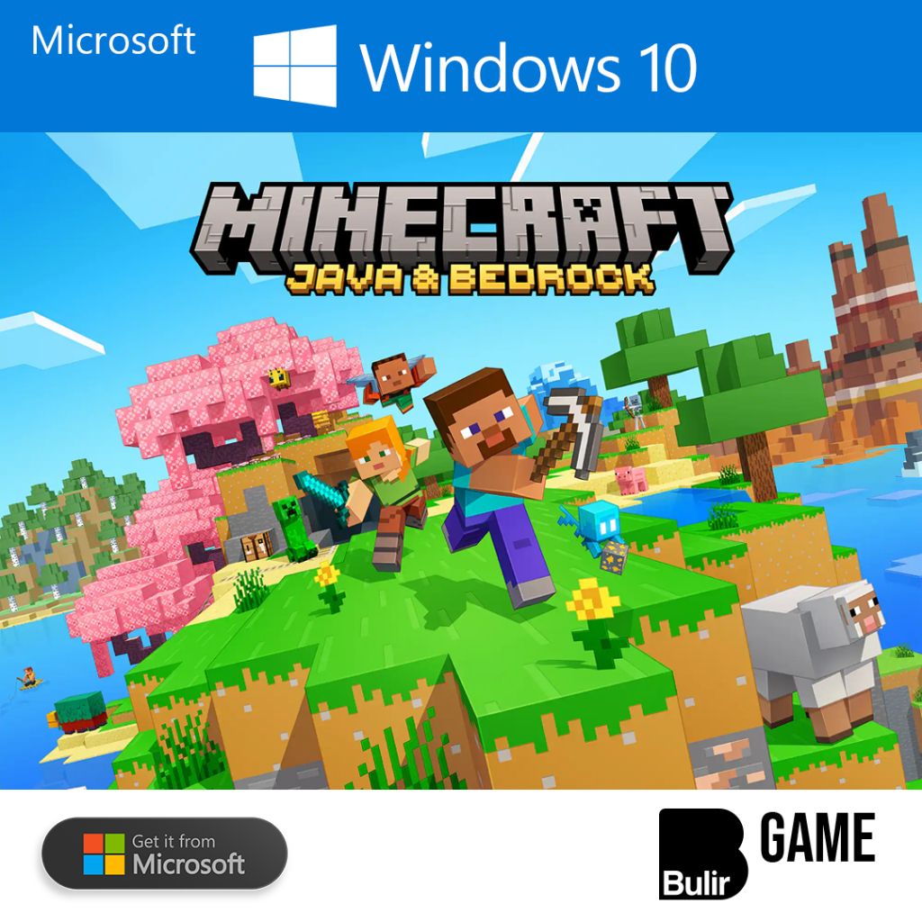 Minecraft Java & Bedrock Edition Deluxe Collection - Original Microsoft ...