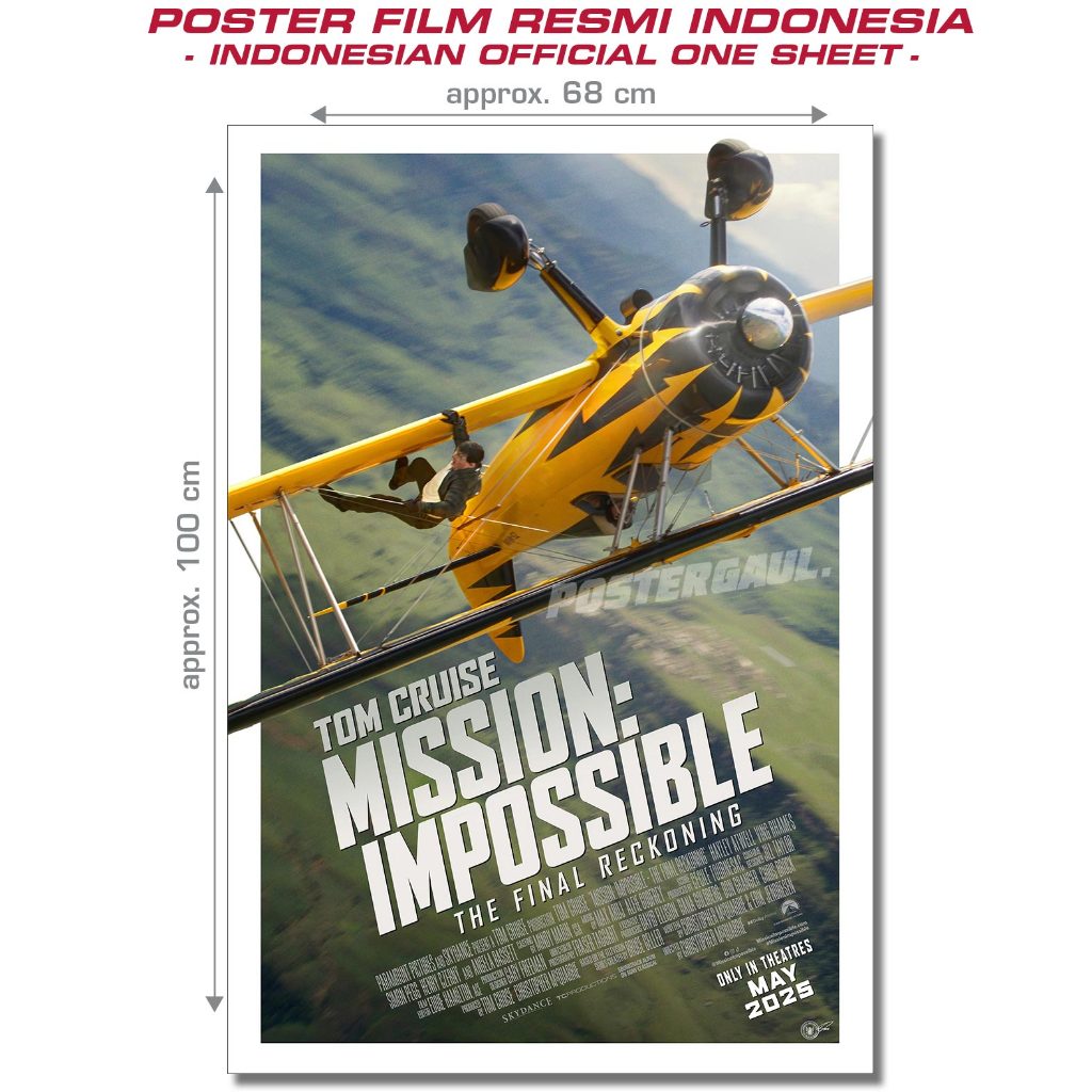 MISSION: IMPOSSIBLE - THE FINAL RECKONING - original Indonesian one ...