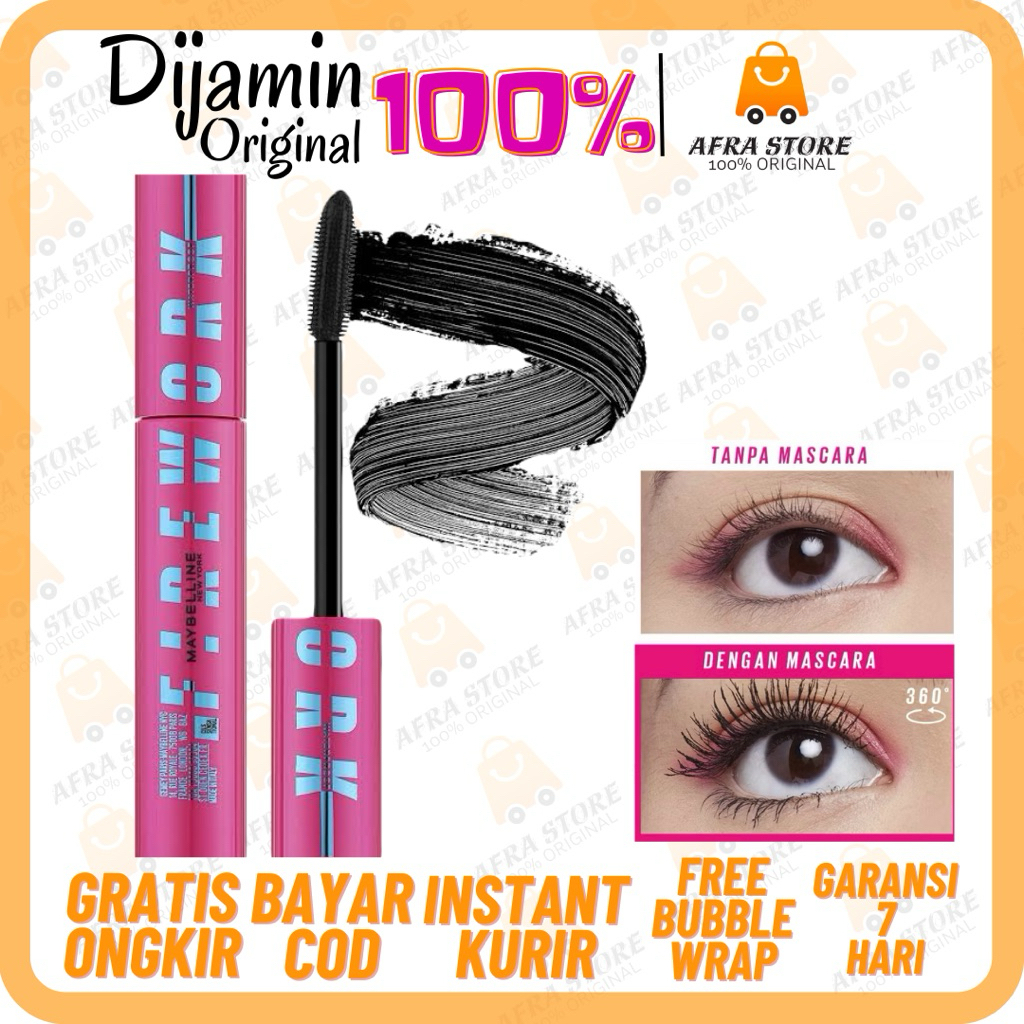 MATA MAYBELLINE Firework Waterproof Mascara 6ml - Blooming Eyelashes ...
