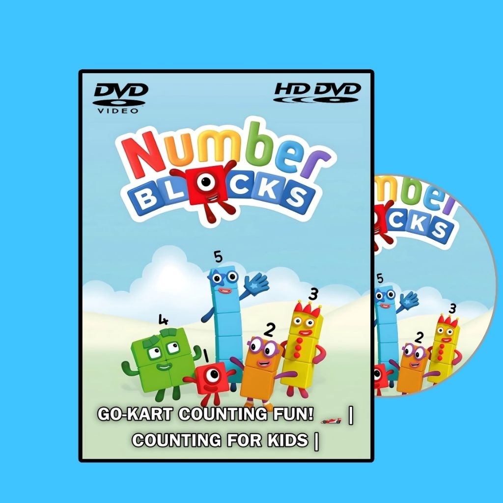 CHILDREN'S EDUCATIONAL DVD CASSETTE NUMBER BLOCKS | Shopee Singapore