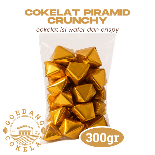 Chocolate Goedang | CRUNCHY PYRAMID Chocolate 300gr | Wafer n Crispy ...