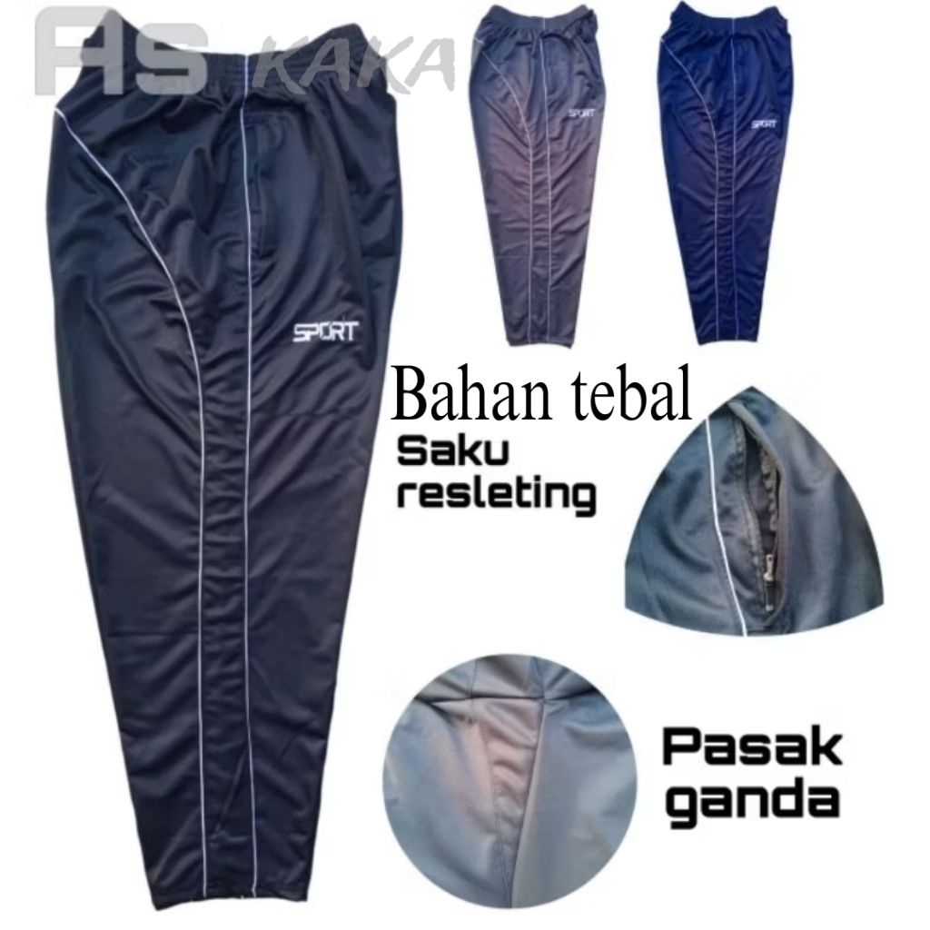 Jumbo 5-6 XL men's and women's training pants, thick material, zipper ...