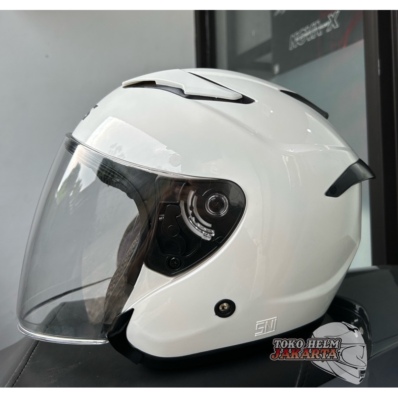 Mds Voltus White Glossy Helmet | Shopee Singapore