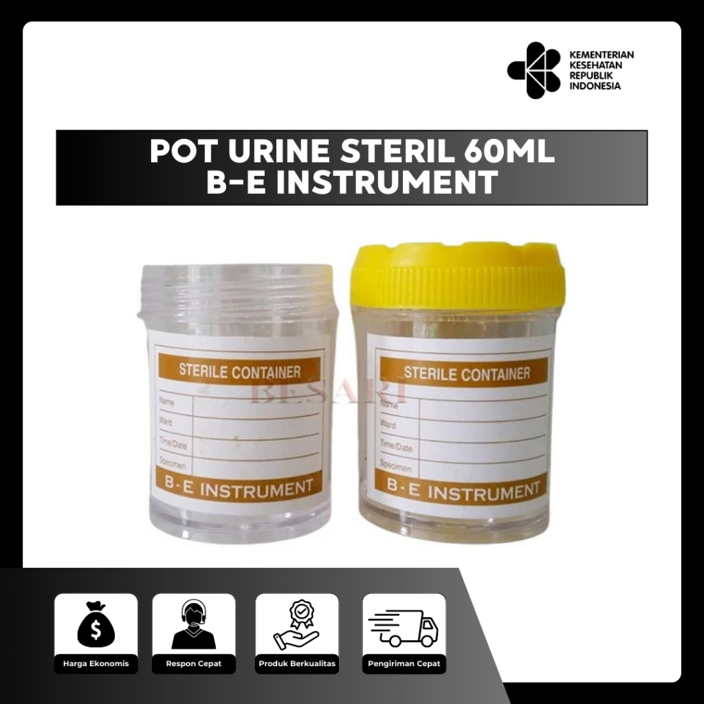 Sterile Urine Pot 60ml | Sterile URine Cup 60ml | Per Pcs | Shopee ...