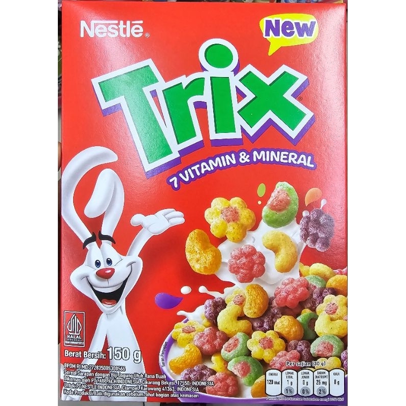 Nestle Trix Breakfast Cereal 150g - With Whole Corn Seeds Fruit Flavor ...