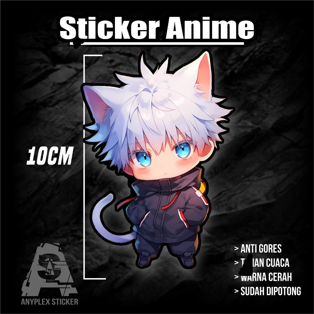 Cute Gojo Satoru Chibi Sticker Anime Jujutsu Kaisen Sticker | Shopee ...