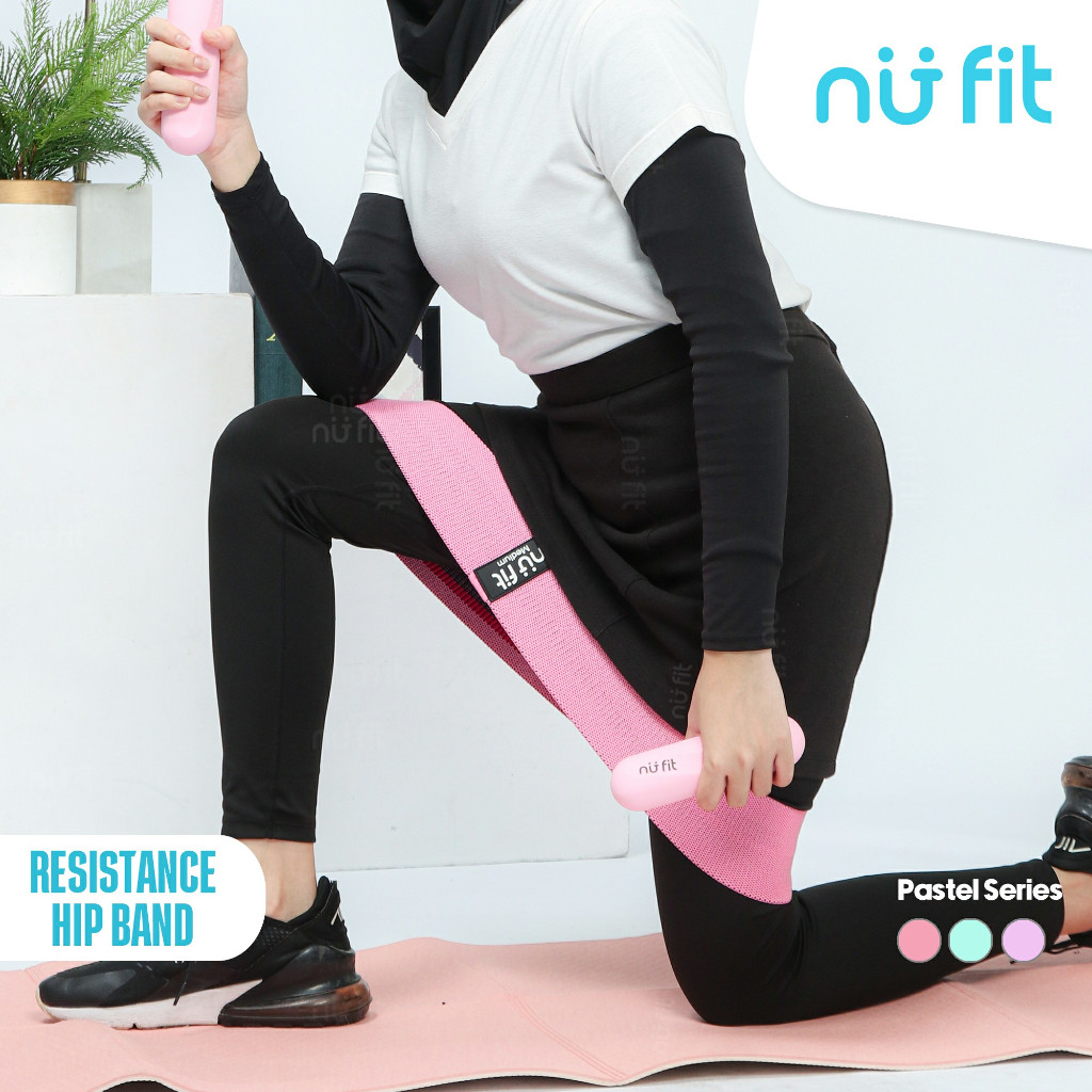 Nu Fit - Resistance Hip Band - Hip Resistance Band - Hip Band - Booty ...