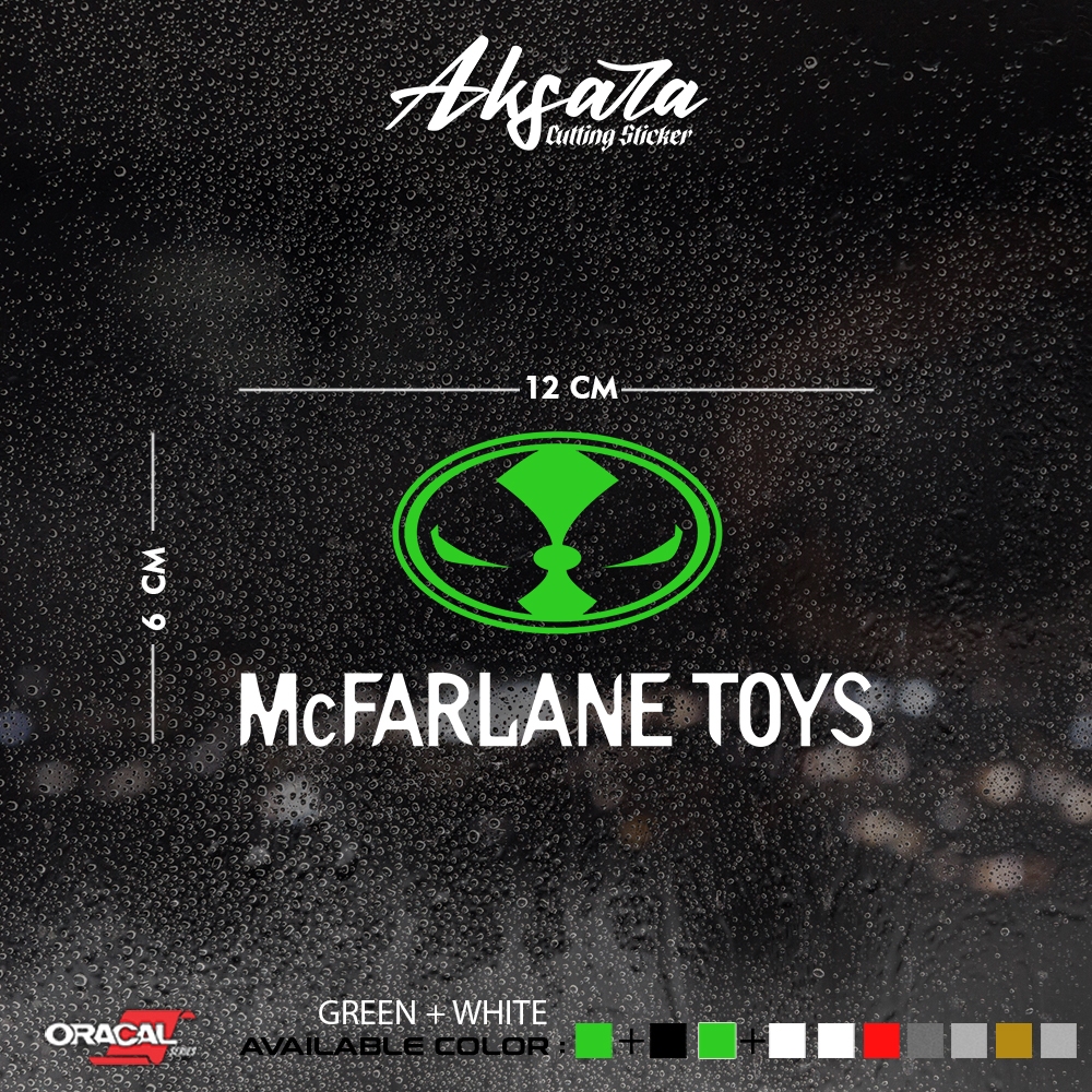 McFarlane Toys Logo Cutting Stickers | Cutting Sticker McFarlane Toys ...