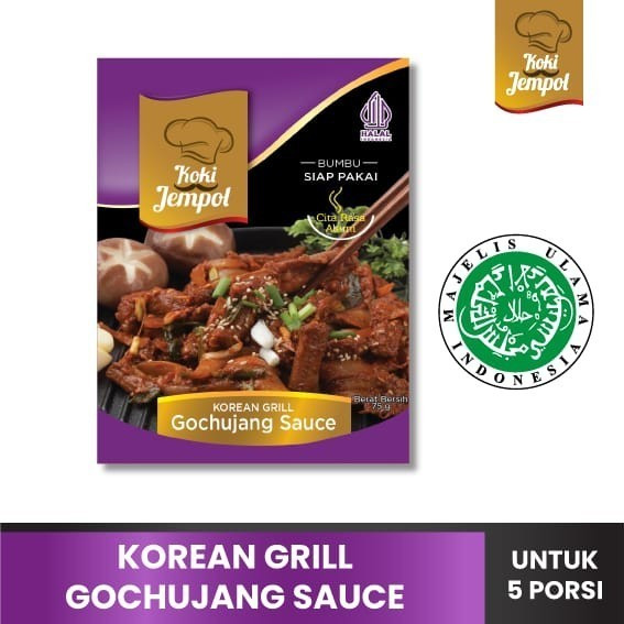 Korean Grill Instant Seasoning KOKI JEMPOL Korean Grill Gochujang Sauce ...