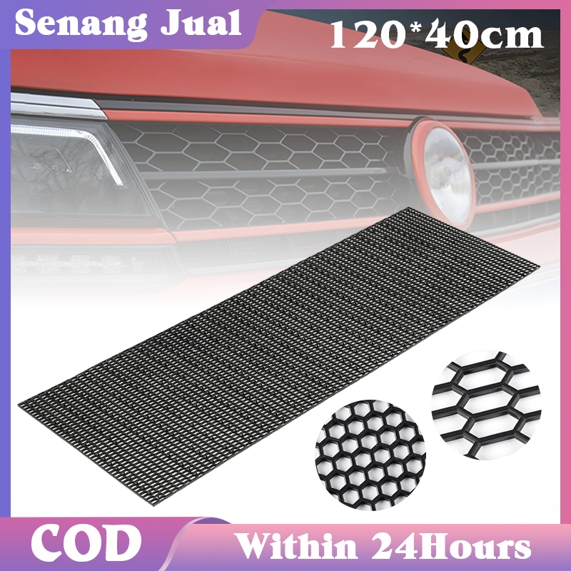 120*40cm Car Grill Mesh Honeycomb Car Bumper Grill Net Car Grille ...