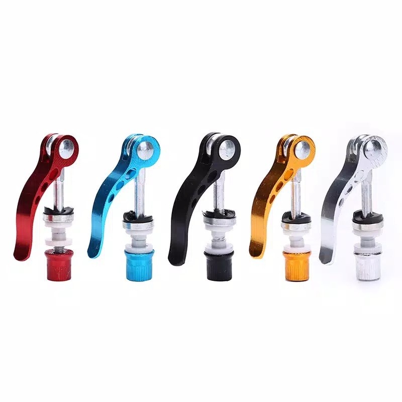 Bicycle Clamp handlepost folding handlebar post quick release qr saddle ...