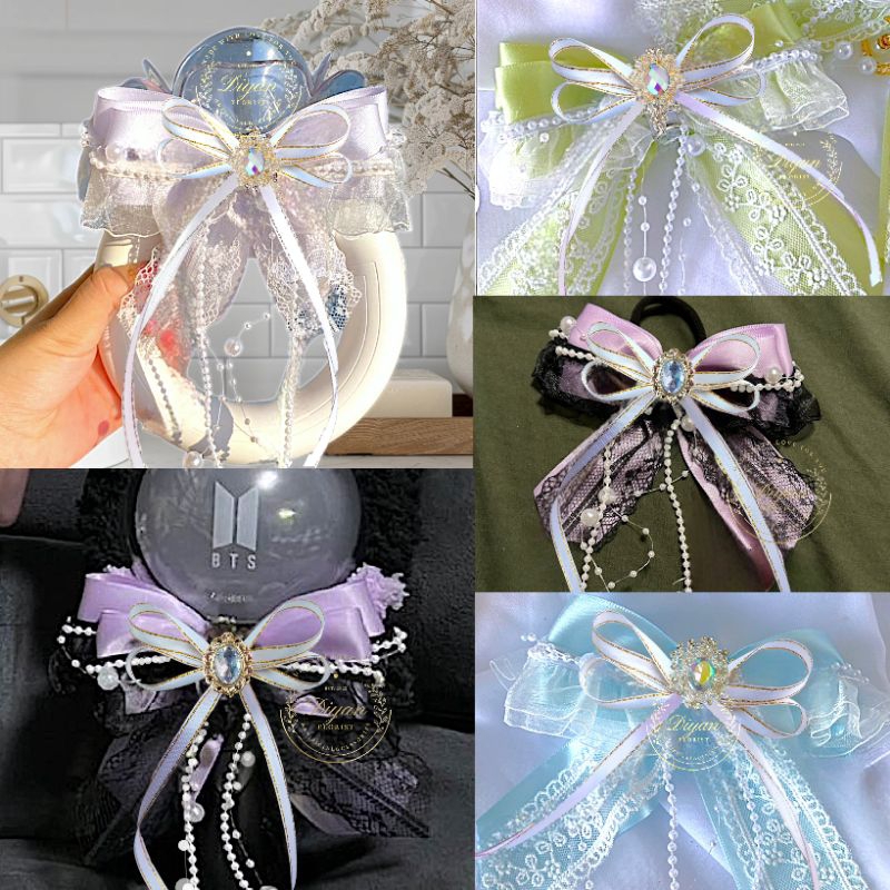 Ribbon lightstick // ribbon lightstick // lightstick Bow ZB1 BTS ...