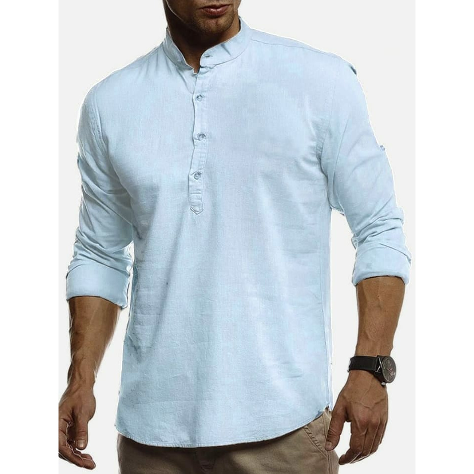 Tbl - Heru Long muslim Linen Men's muslim Fashion, soft, cool Linen ...