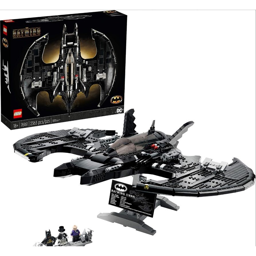 Original LEGO DC Batman 1989 Batwing 76161 Displayable Model with a ...