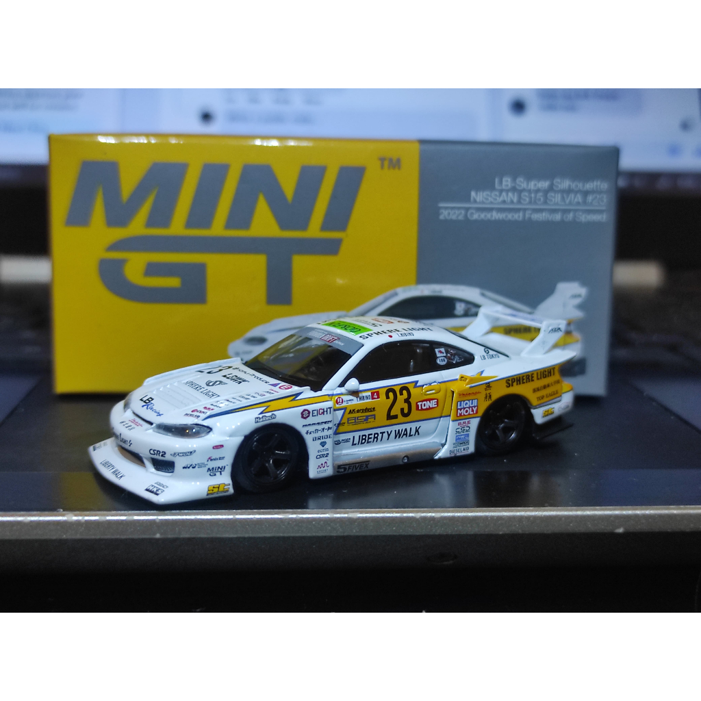 Mini GT LB-Super Silhouette Nissan S15 Silva 23 Goodwood Formula (lightning) | Shopee Singapore