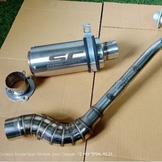 SC project Pipe 51mm canister conical open specs exhaust Pipe for Wave ...