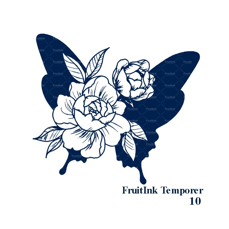Semi-permanent temporary tattoo stickers 10 - kingtototostore | Shopee ...