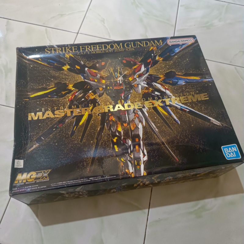 Mgex PACKAGING BOX 1/100 MG EX STRIKE FREEDOM GUNDAM | Shopee Singapore