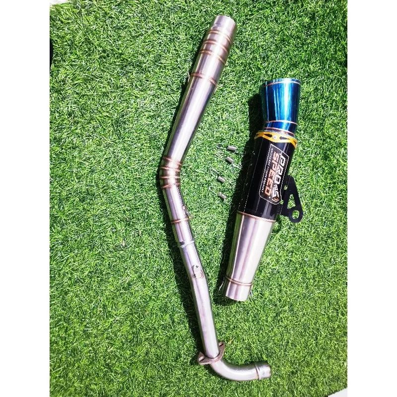 Pro speed Pipe canister conical open specs exhaust Pipe for Wave 125 ...