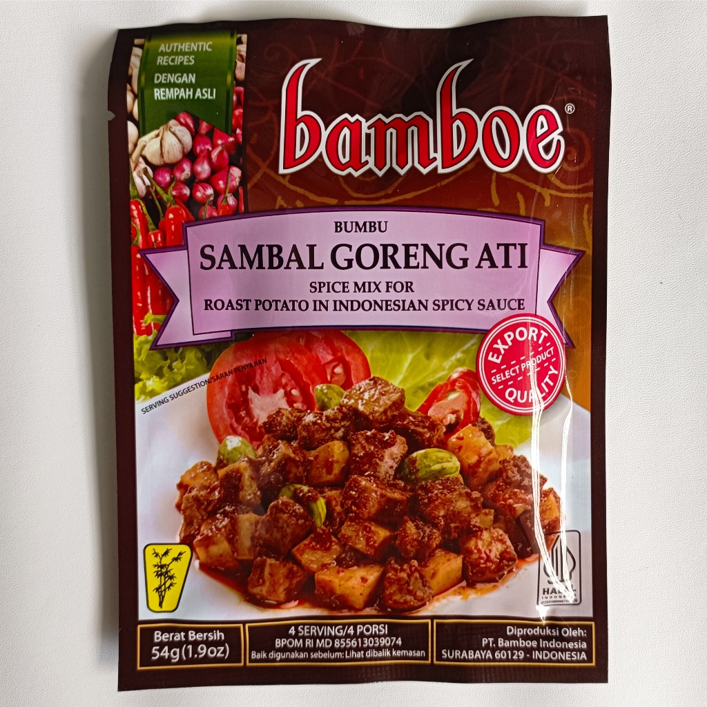 Bamboe Fried Sambal Seasoning Liver (Instant Seasoning) | Shopee Singapore