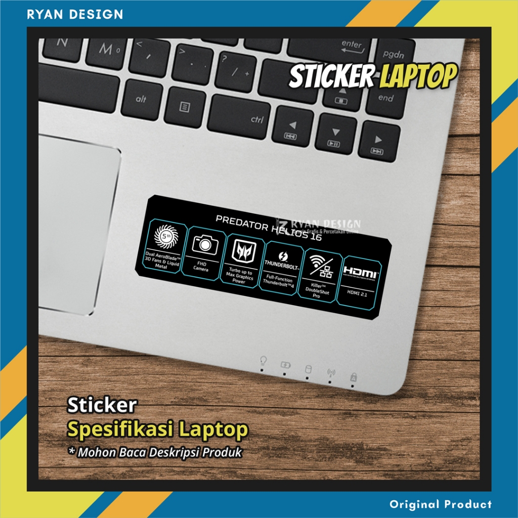 Acer Predator Helios Laptop Logo Sticker 16 Laptop Features ...