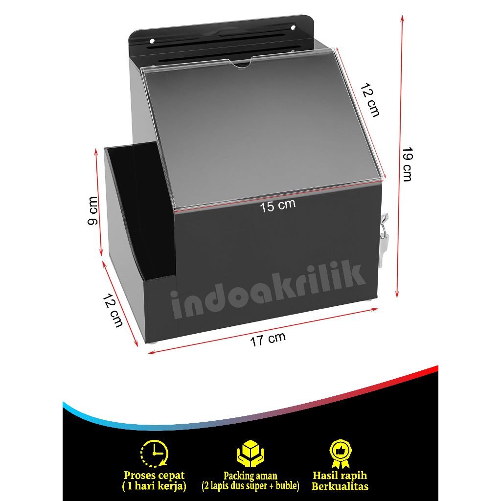 Suggestion box, M2 acrylic charity box | Shopee Singapore