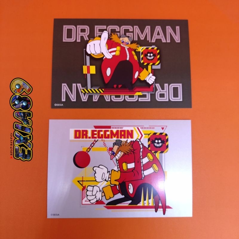 Sonic The Hedgehog Illustration Card Set - Dr. Eggman | Shopee Singapore