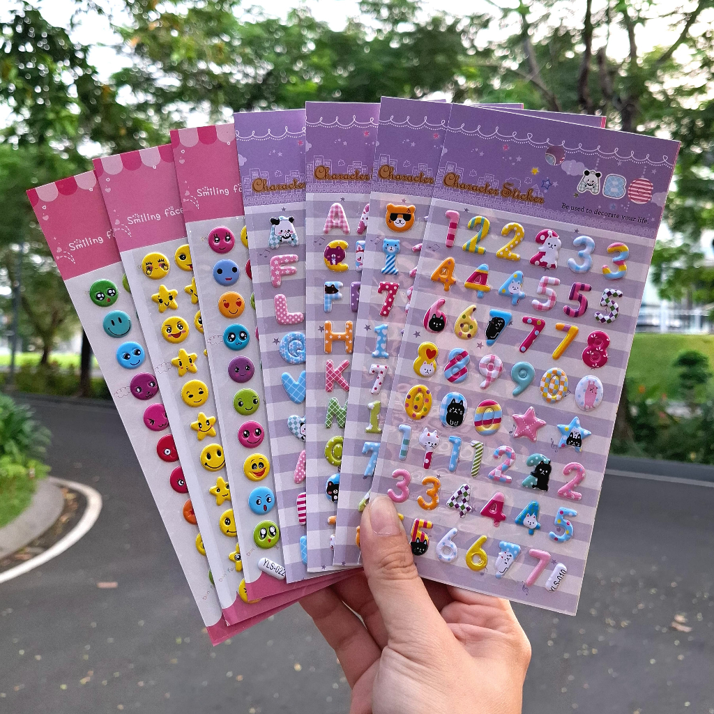 Embossed Sticker Sticker, Children's Sticker, Smiley Emoji Emoticon ...