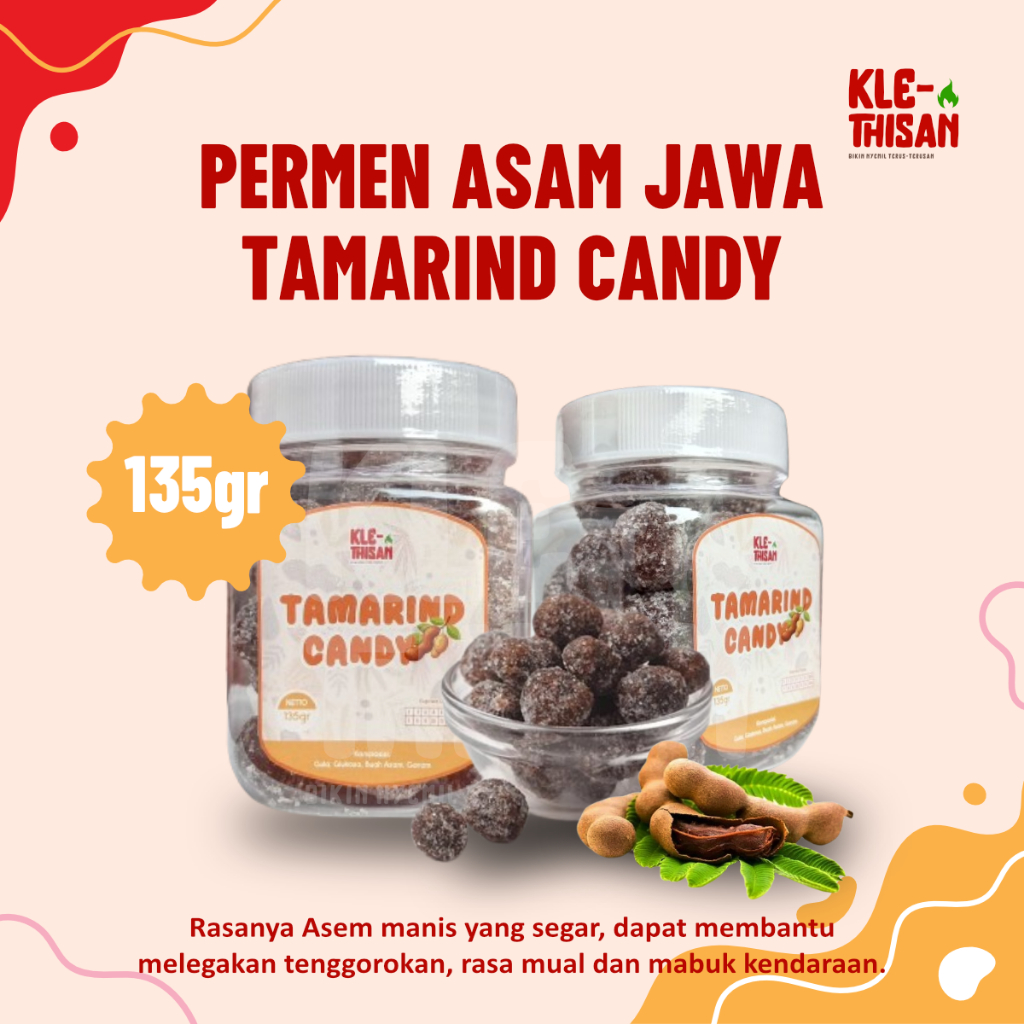Tamarind Candy/ Tamarind Candy / Round Javanese Tamarind/ Co'om ...
