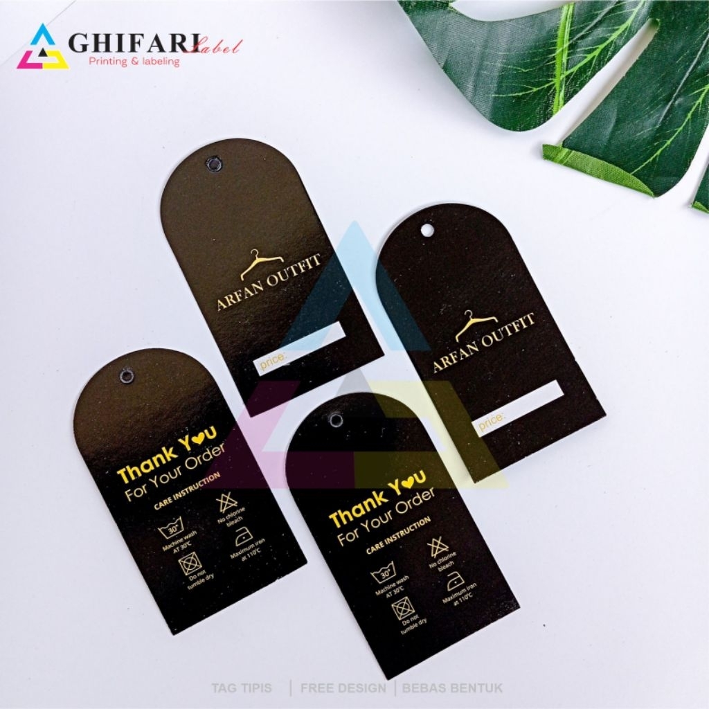 Hangtag (100 PCS) / THICKNESS 260 GRAM / clothes hang tag / hang tag ...