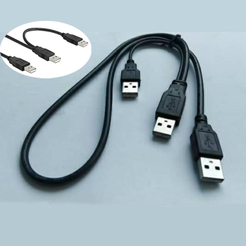 3 Branch External Hard Drive USB Cable / Male2 To Male | Shopee Singapore