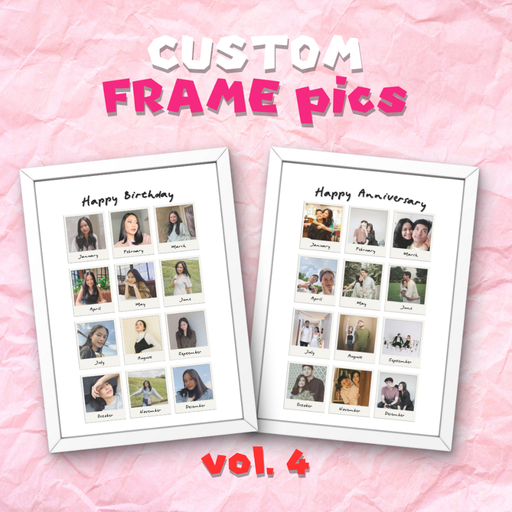 Print Custom PICS Frames Vol. 4 Frame Photo Frame 4R Gift Graduation ...