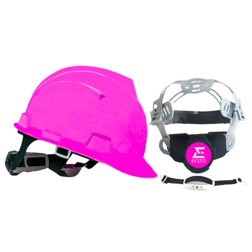 PINK PROJECT HELMET WITH ROTATING INSIDE/PINK SAFETY HELMET FAST TRACK ...