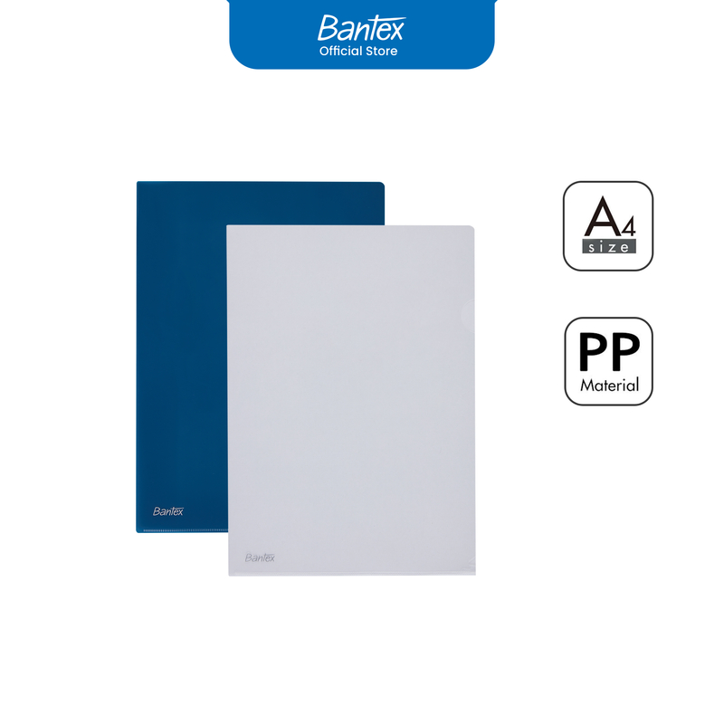 Bantex Folder L Transparent Clear / Clear Sleeve / Document Folder PP ...