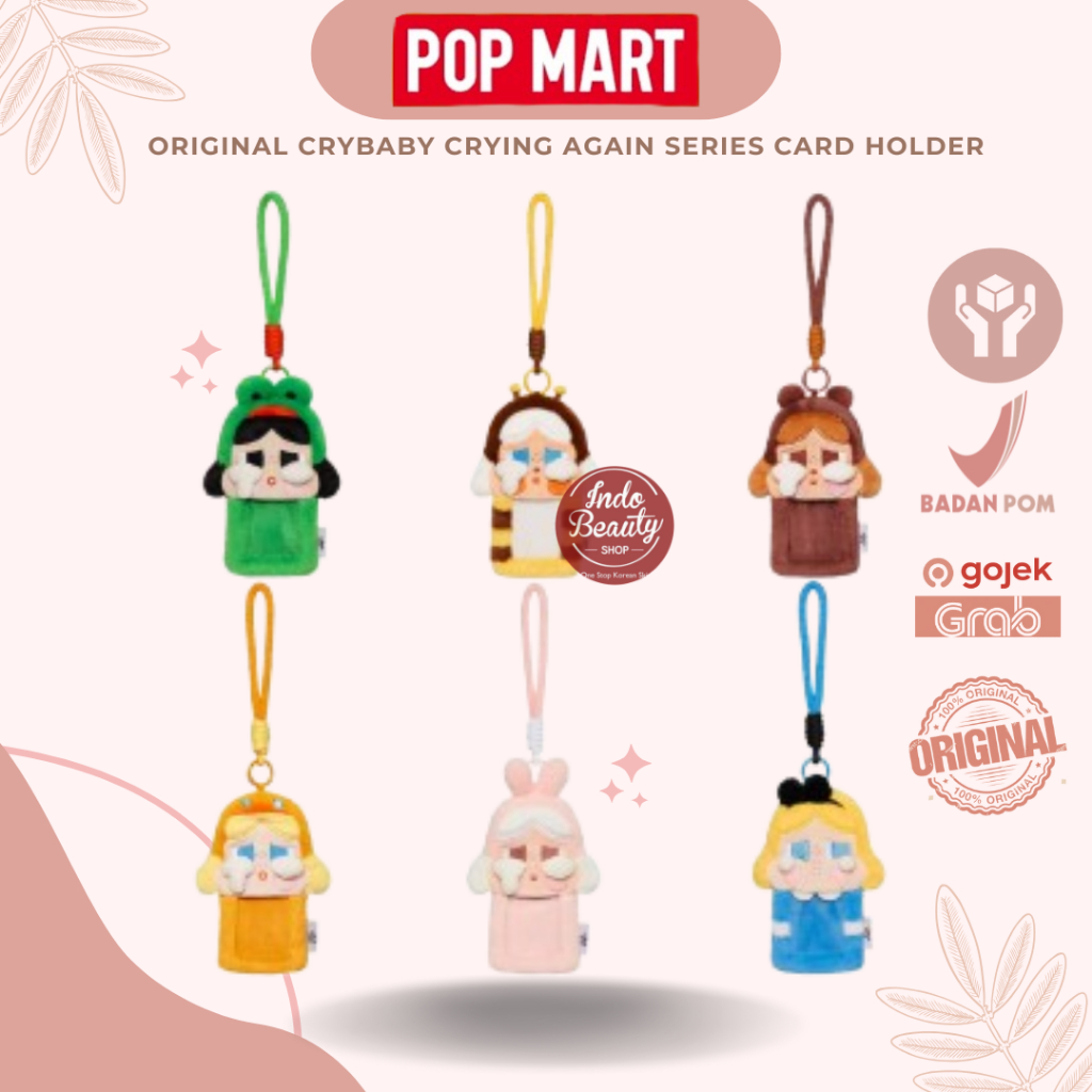 Pop MART ORIGINAL CRYBABY CRYING AGAIN SERIES CARD HOLDER SELECTED ...