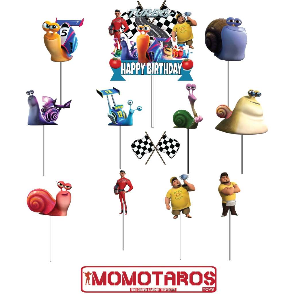 Disney Turbo cake Topper | Shopee Singapore