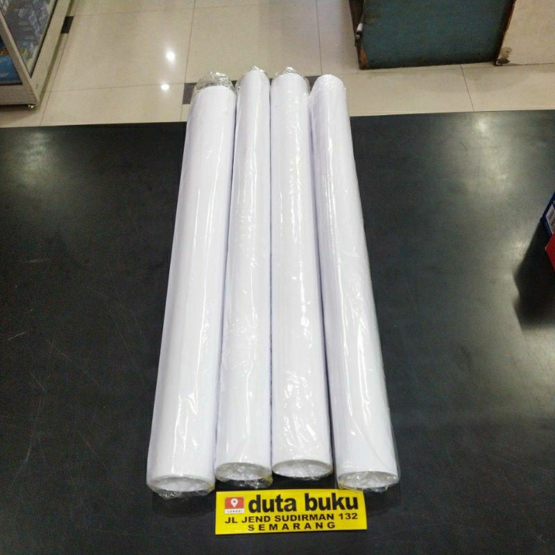 PUTIH White HVS Flipchart Paper / HVS Paper Rolls 60 x 85cm Contains 10 ...