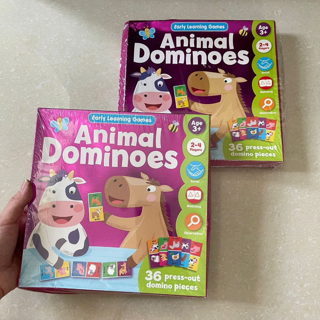Karimun Animal Dominoes Activity Books earthly learning games Children ...
