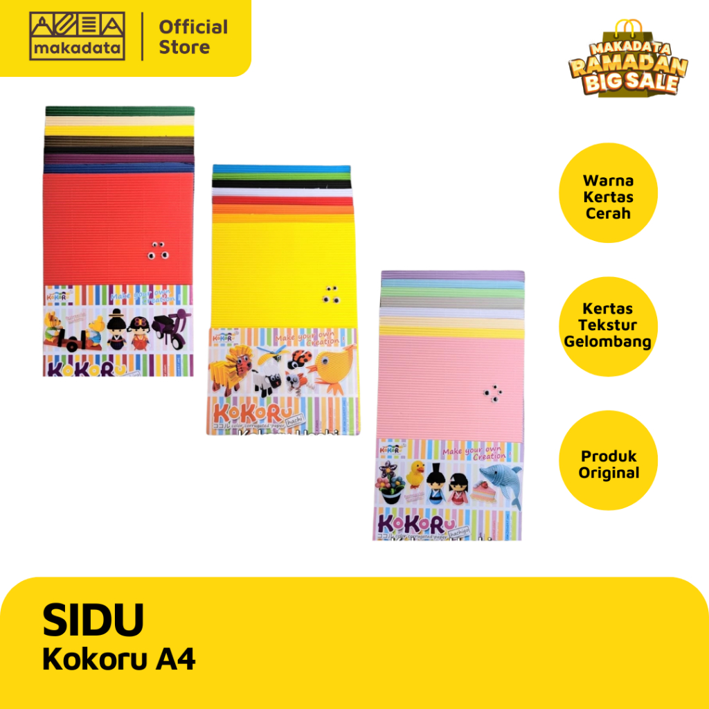 Kokoru PAPER A4 / KOKORU PAPER A4 CONTAINS 8 SHEETS (4 PCS) FREE 1 ...