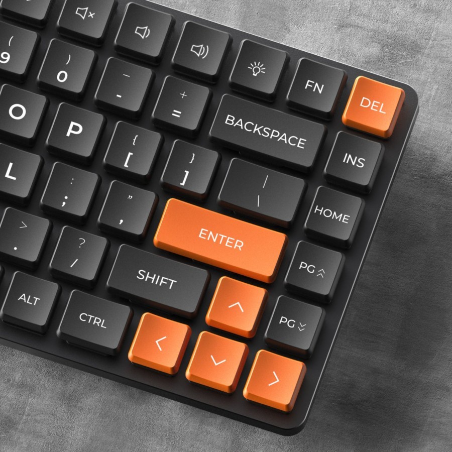 Chosfox CFX Low Profile Keycaps Kailah Choc PBT Ultra Thin Keycap WoB ...