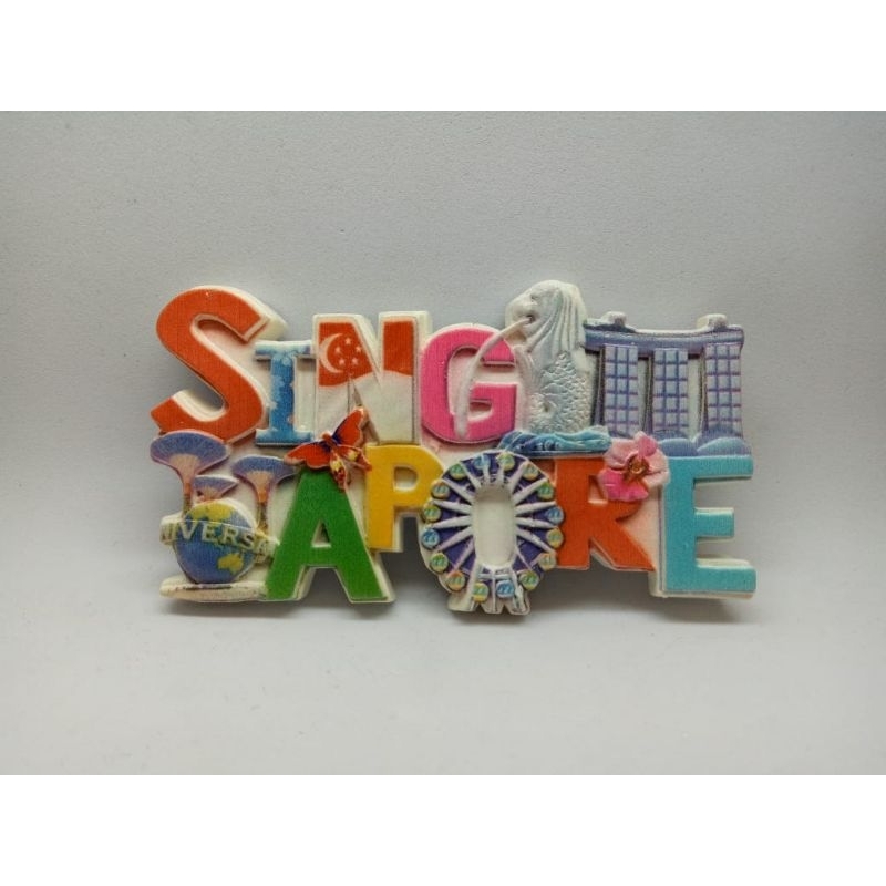 Merlion refrigerator magnet Souvenir from Singapore | Shopee Singapore